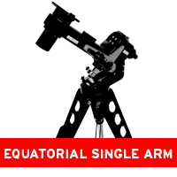Equatorial Single Arm Mounts | Equatorial Telescope Mount