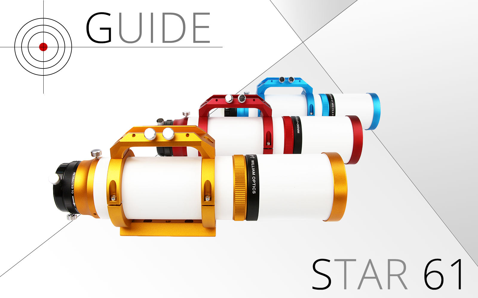 William Optics GuideStar 61 Guide Scope - Gold | OPT Telescopes