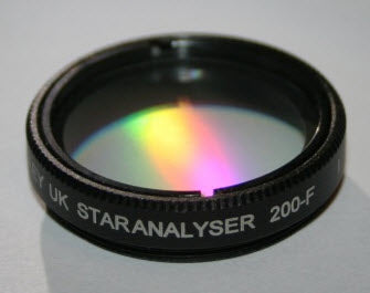 RSPEC STAR ANALYSER 200 GRATING IN 1.25" FILTER CELL | OPT Telescopes